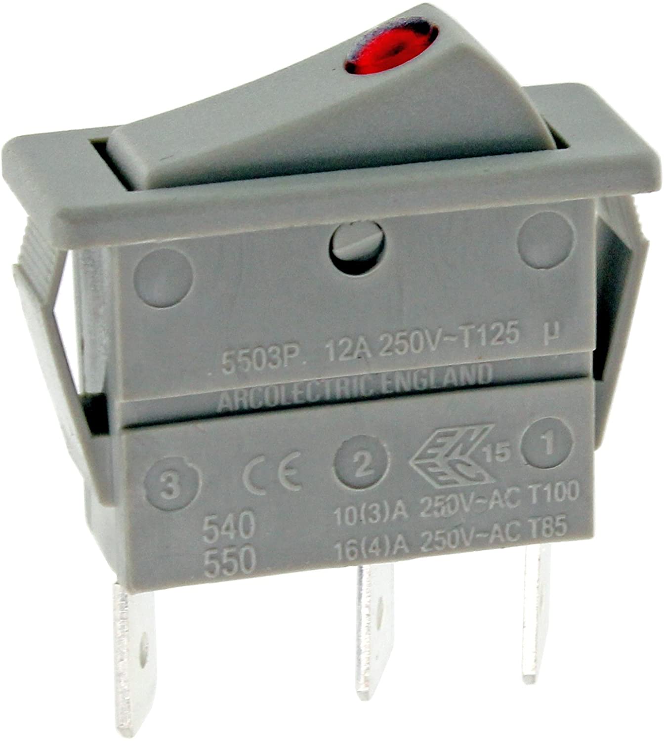Genuine Dimplex Single Pole Switch with Neon 006003/11